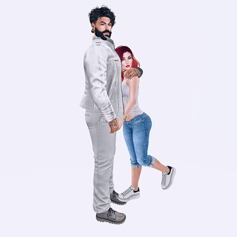 Second Life Marketplace - FD Couple Hud - Together Pack #004