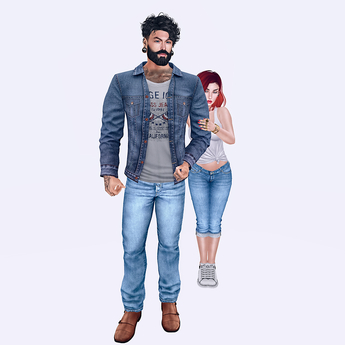 Second Life Marketplace - FD Couple Hud - Together Pack #006