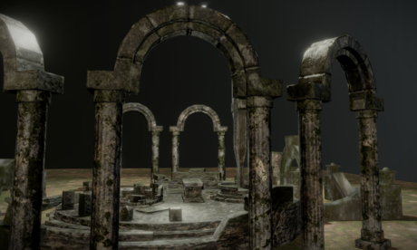 Second Life Marketplace - GD MESH FULL PERM CELTIC TEMPLE ALTAR RUINS