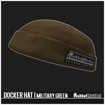 Second Life Marketplace - [KuddelMuddel] DOCKER HAT / Military Green