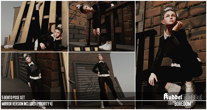 Second Life Marketplace - [KuddelMuddel] Boredom Poses