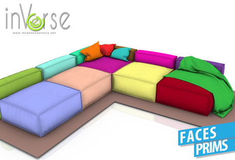 Second Life Marketplace - ☰ inVerse ☰ Sofa #9 full permission