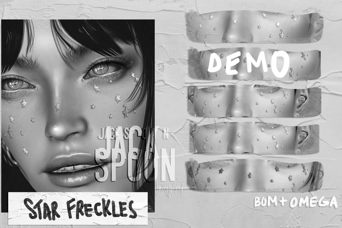 Second Life Marketplace - Jack Spoon. Star Freckles - DEMO