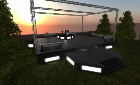 Second Life Marketplace - ut - 42 Prim Concert Stage / Konzert Buehne mp