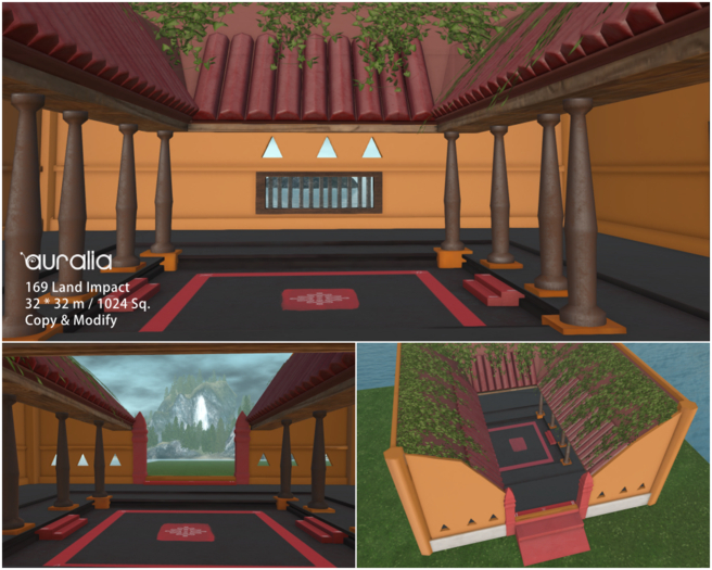 Second Life Marketplace - PROMO :: Auralia :: { Yellow Indian Courtyard }
