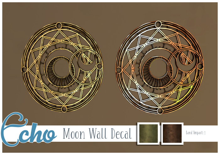 Second Life Marketplace - Echo - Summon - Wall Decal - Moon - Style 1