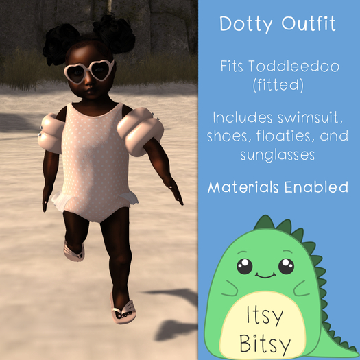 Second Life Marketplace - Itsy Bitsy Porcelain Dotty Outfit