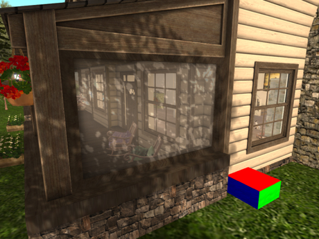 Second Life Marketplace - LH Log Home Overlook Front Porch Add on 5Li