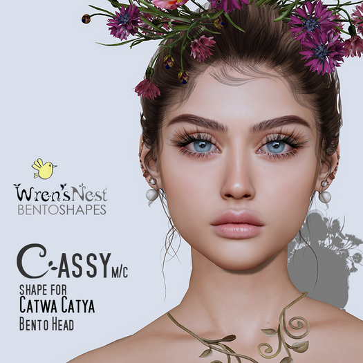 Second Life Marketplace - { wren's nest } Cassy Shape for Catwa Catya ...