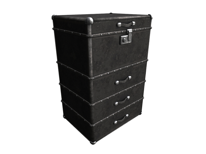 Second Life Marketplace - [Kres] Gunslinger Set - Chest (Black)