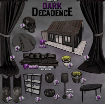 Second Life Marketplace - [Kres] Dark Decadence - 4