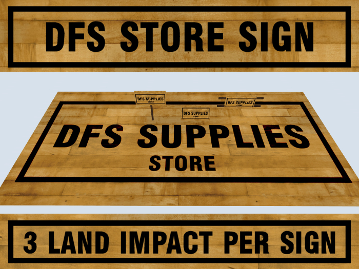 Second Life Marketplace - DFS Supplies Store signs