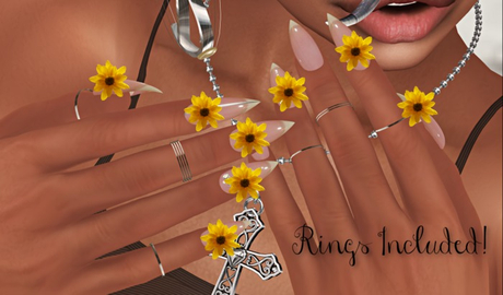 Second Life Marketplace - ~GD~J Star's Ringed(Baddie Claws) - Legacy ...