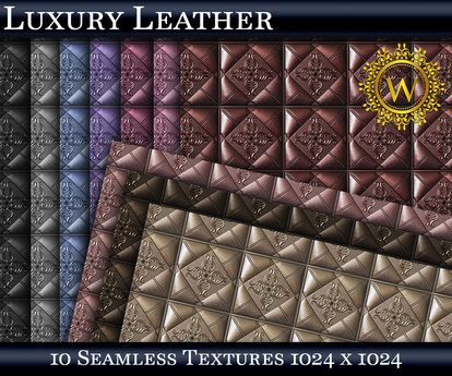 Second Life Marketplace - Luxury Leather Fabric 10 Seamless Textures ...