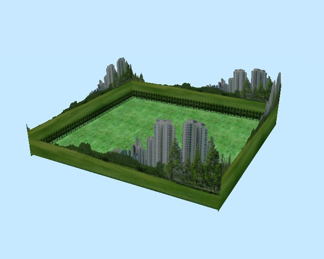 Second Life Marketplace - SKY BOX City with fence
