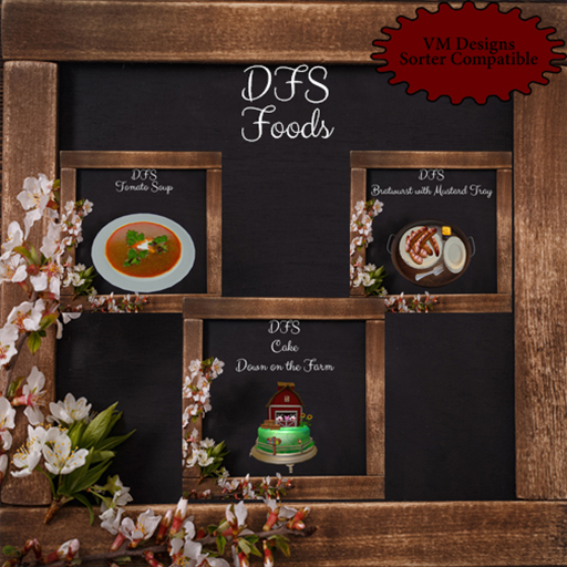 Second Life Marketplace - CB DFS Foods Textures VMD Theme Blossom
