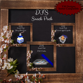 Second Life Marketplace - CB DFS Snack Packs Textures VMD Sorter Theme ...