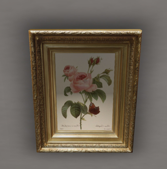 Second Life Marketplace - Set Of Pretty 3d Mesh Rose Paintings