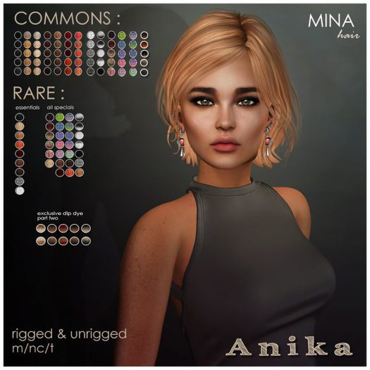 Second Life Marketplace - MINA - Anika - Grey