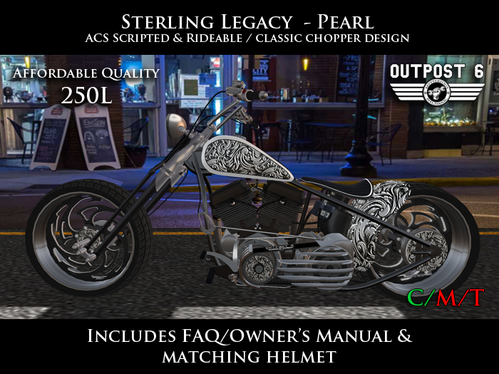 Second Life Marketplace - OUTPOST 6 STERLING LEGACY PEARL