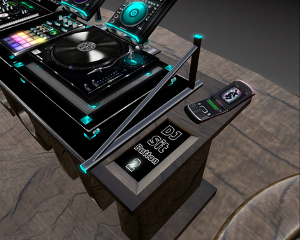 Second Life Marketplace - * NEW * DJ Booth in the Wood * Fully Equipped