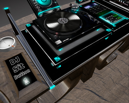 Second Life Marketplace - * NEW * DJ Booth in the Wood * Fully Equipped