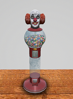 Second Life Marketplace - CLOWN GUMBALL MACHINE BOXED