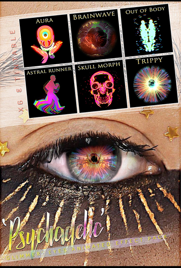 Second Life Marketplace - *Birth* 'Psychedelic ' Eye Effects [4Glimmer ...