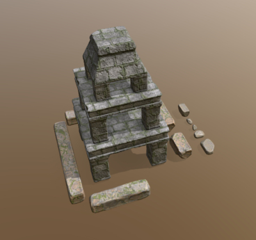 Second Life Marketplace - GD MESH FULL PERM ANCIENT RUIN TEMPLE