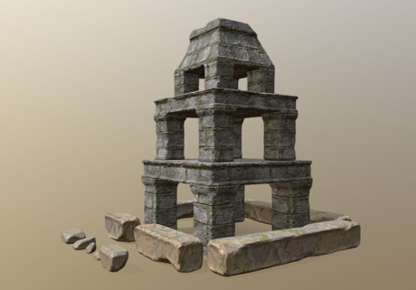 Second Life Marketplace - GD MESH FULL PERM ANCIENT RUIN TEMPLE