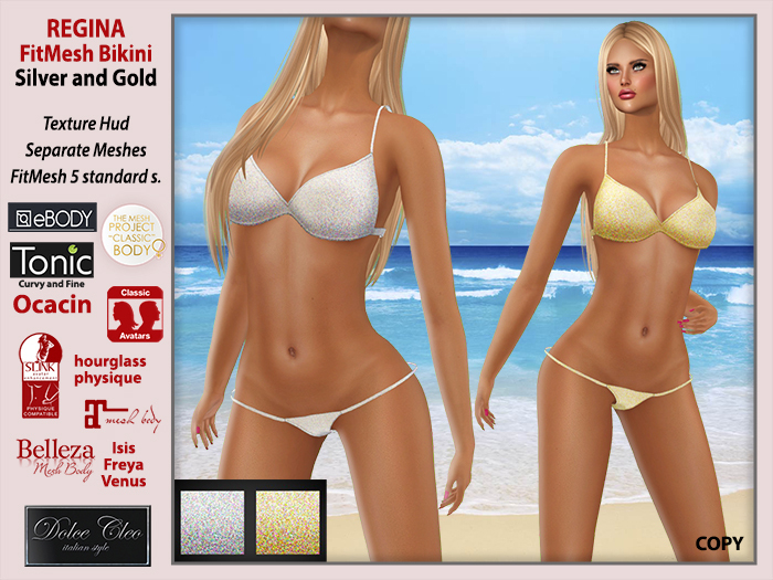 Second Life Marketplace Regina Fitmesh Bikini [demo]