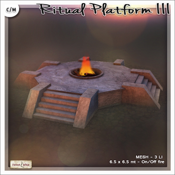 Second Life Marketplace - Ritual Platform III - Medieval fantasy stone ...