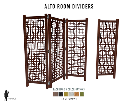 Second Life Marketplace - Muniick- Alto Room Dividers
