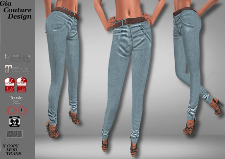 Second Life Marketplace - "GCD" Virginia Long Jeans Indigo