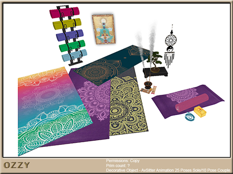 Second Life Marketplace - *$OZZY$* Yoga Mat - SET