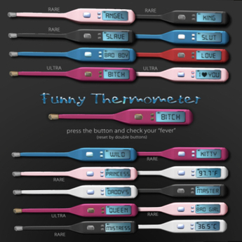 Second Life Marketplace - [Avenge] Funny Thermometer - 36.5 C