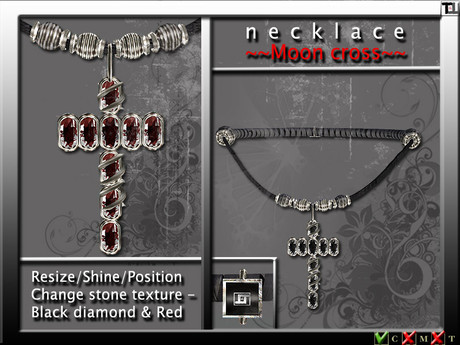 Second Life Marketplace - @NEW@{T&T}Beautiful body~~Moon cross~~necklace