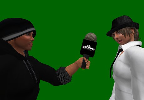 Second Life Marketplace - Microphone journalism FULL PERM + animation