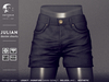 Second Life Marketplace - not so bad . mesh . JULIAN denim shorts . black