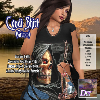 Second Life Marketplace - DFF Cyndy Shirt (Grimm) #23