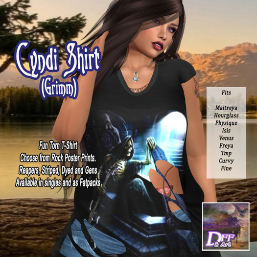 Second Life Marketplace - DFF Cyndy Shirt (Grimm) #19