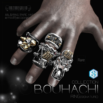 Second Life Marketplace - ROZOREGALIA_BOUHACHI*RING(Index)(Right)_SIGNATURE