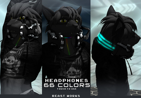 Second Life Marketplace - [BeastWorks] 66 Color Changing HEADPHONES ...