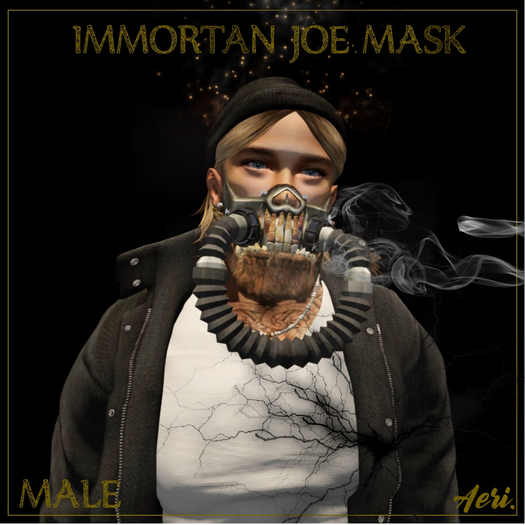 Second Life Marketplace - Immortan Joe Mad Max Mask MALE BOXED
