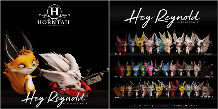 Second Life Marketplace - HORNTAIL - [HUNTER-BLUE] Reynold Companion