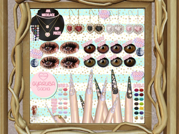 Second Life Marketplace - MICHAN - Gyarusa Gacha - Gyaru Nails ...