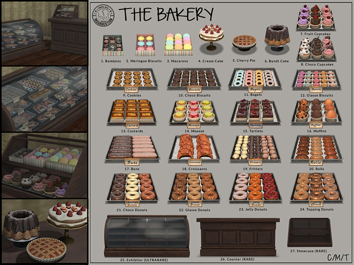 Second Life Marketplace - [IK] The Bakery - 06. Bundt Cake - COMMON (boxed)