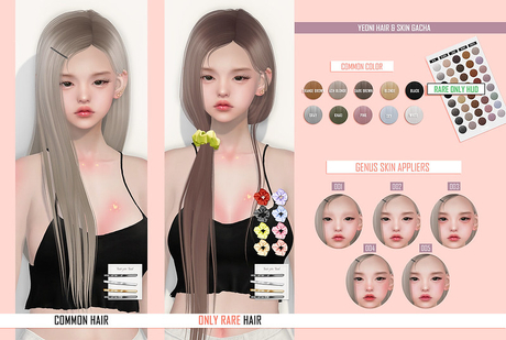 Second Life Marketplace - VCO HAIR - Yeoni / 002 . Only RARE