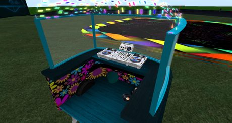 Second Life Marketplace - RowO Retro Dj Booth