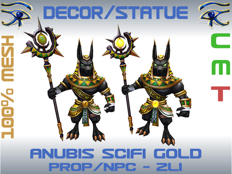 Second Life Marketplace - NPC - SCIFI ANUBIS FATPACK